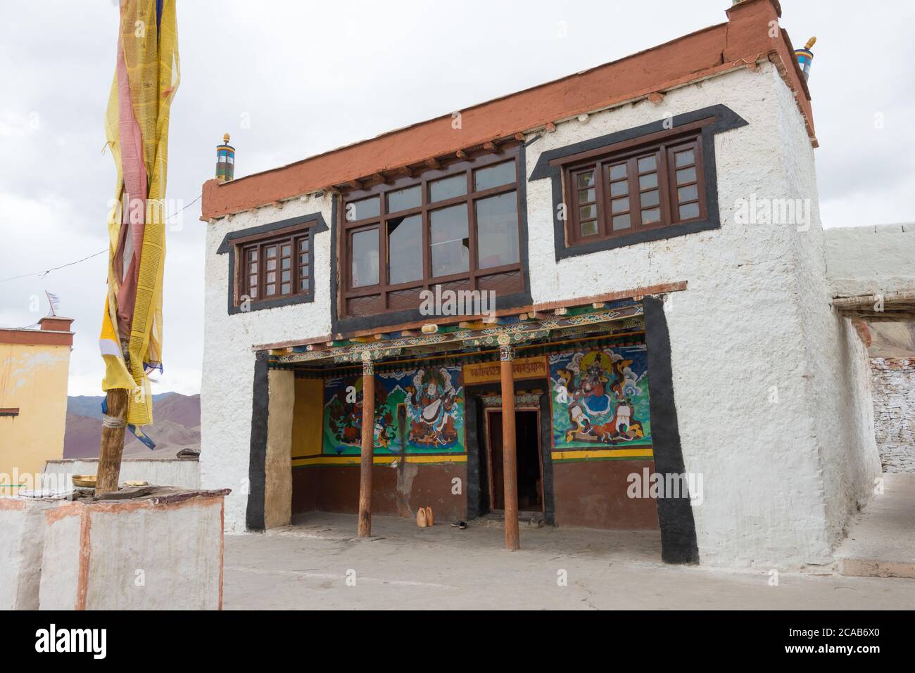 Ladakh, India - Nyoma Monastery (Nyoma Gompa) in Nyoma, Ladakh, Jammu ...