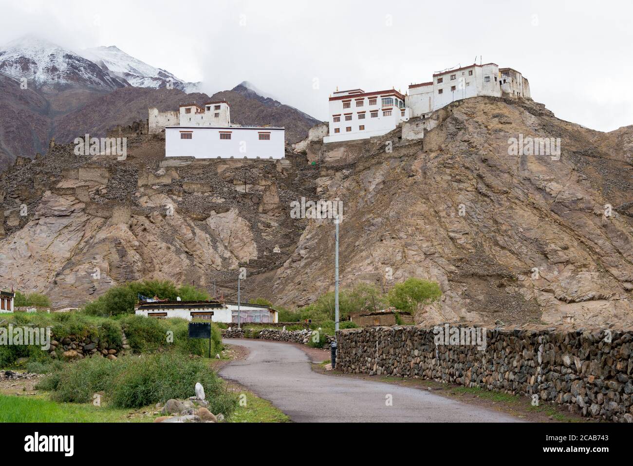 Ladakh, India - Nyoma Monastery (Nyoma Gompa) in Nyoma, Ladakh, Jammu ...