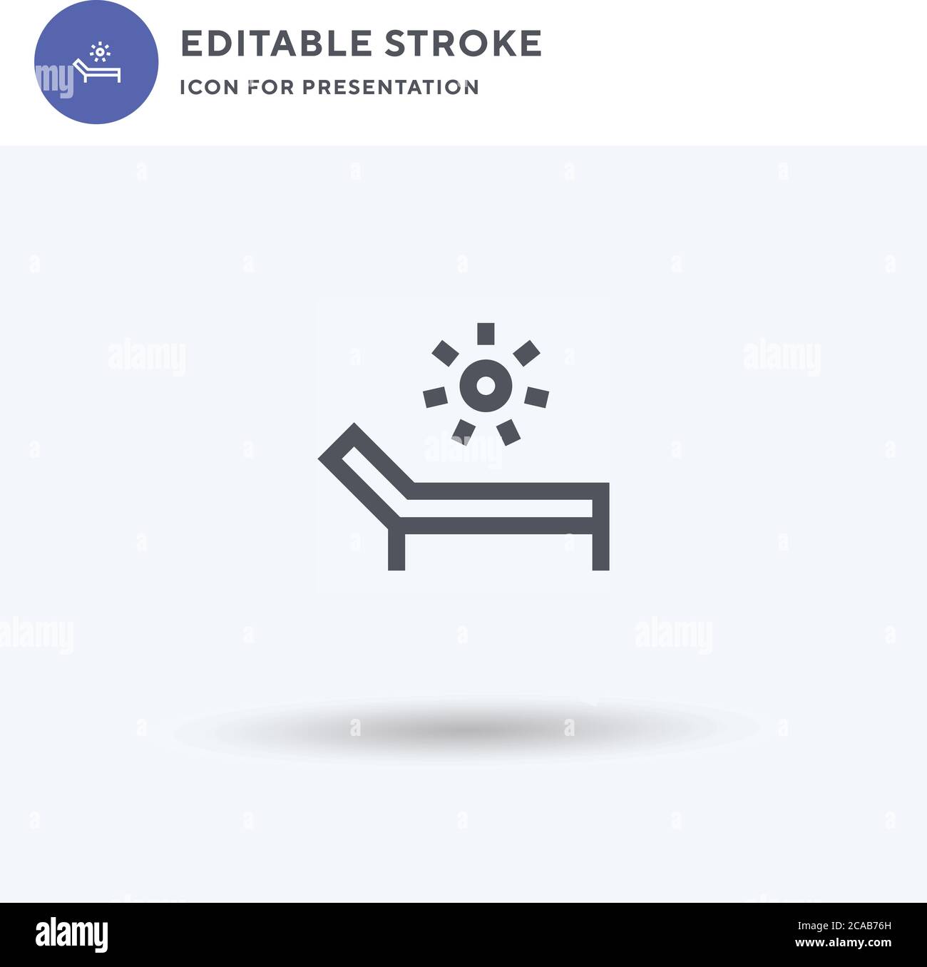 Sunbathing icon vector, filled flat sign, solid pictogram isolated on ...