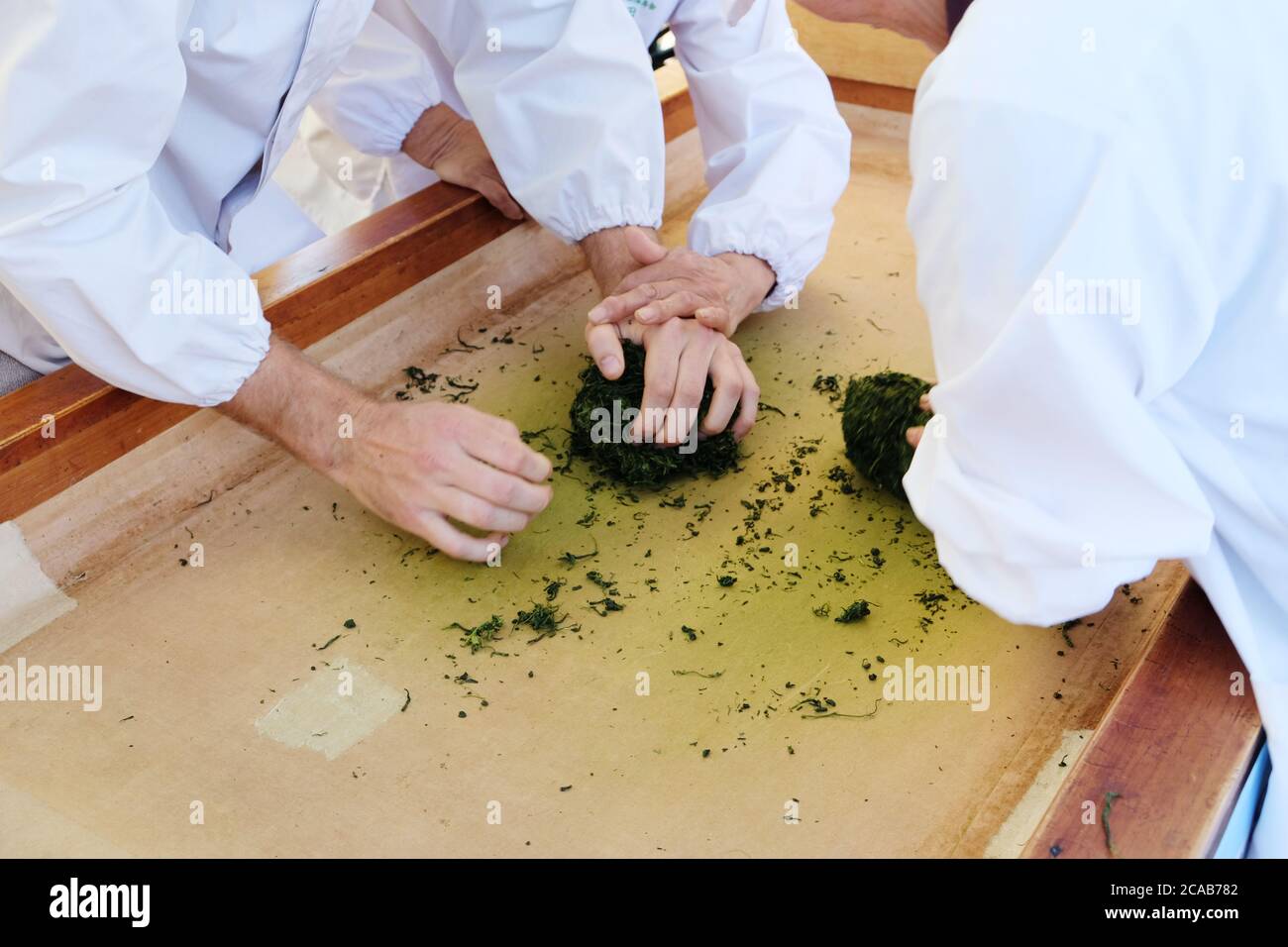 Temomicha, a traditional artisanal technique. It is a process kneading ...