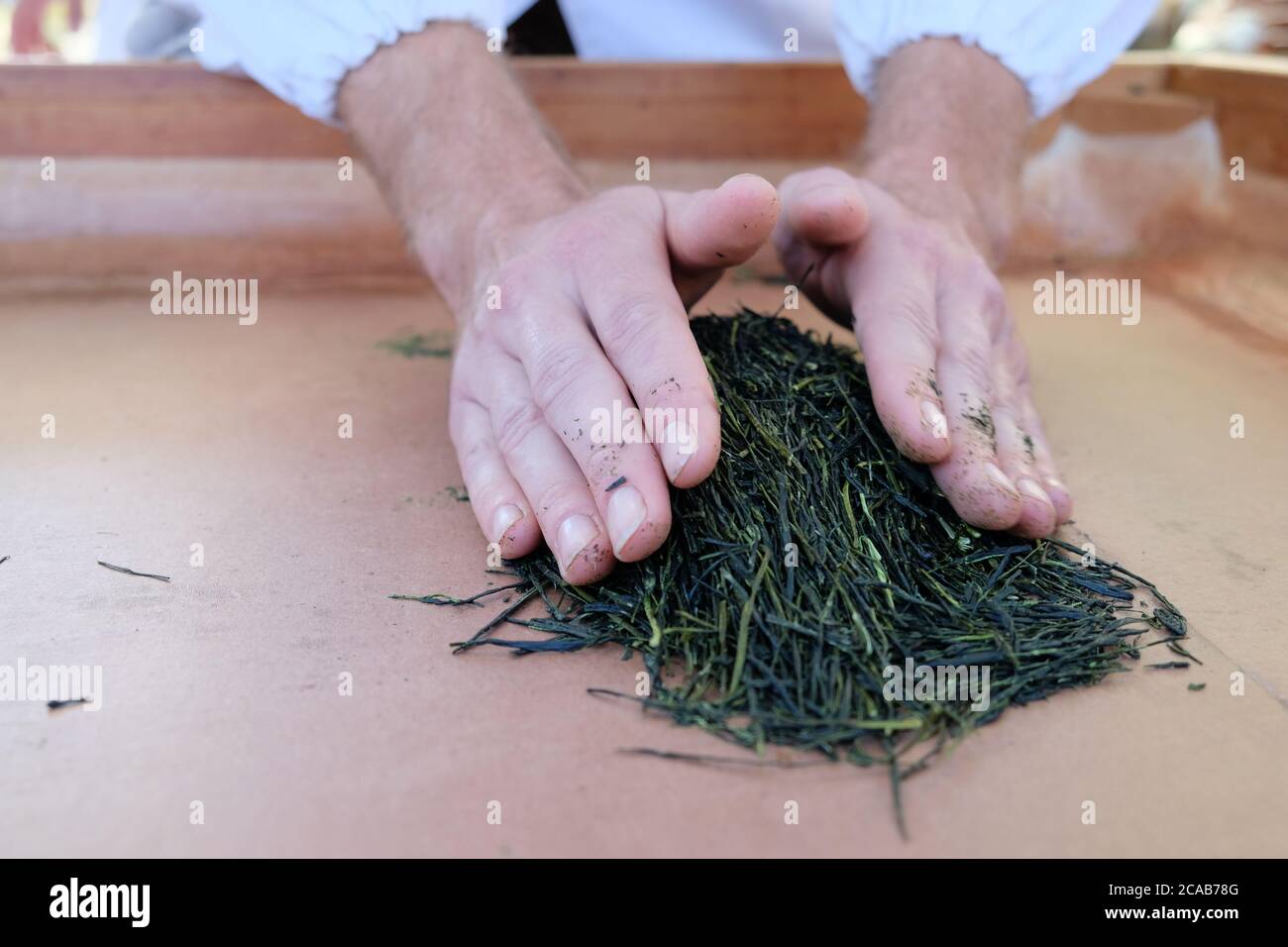 Temomicha, a traditional artisanal technique. It is a process kneading ...