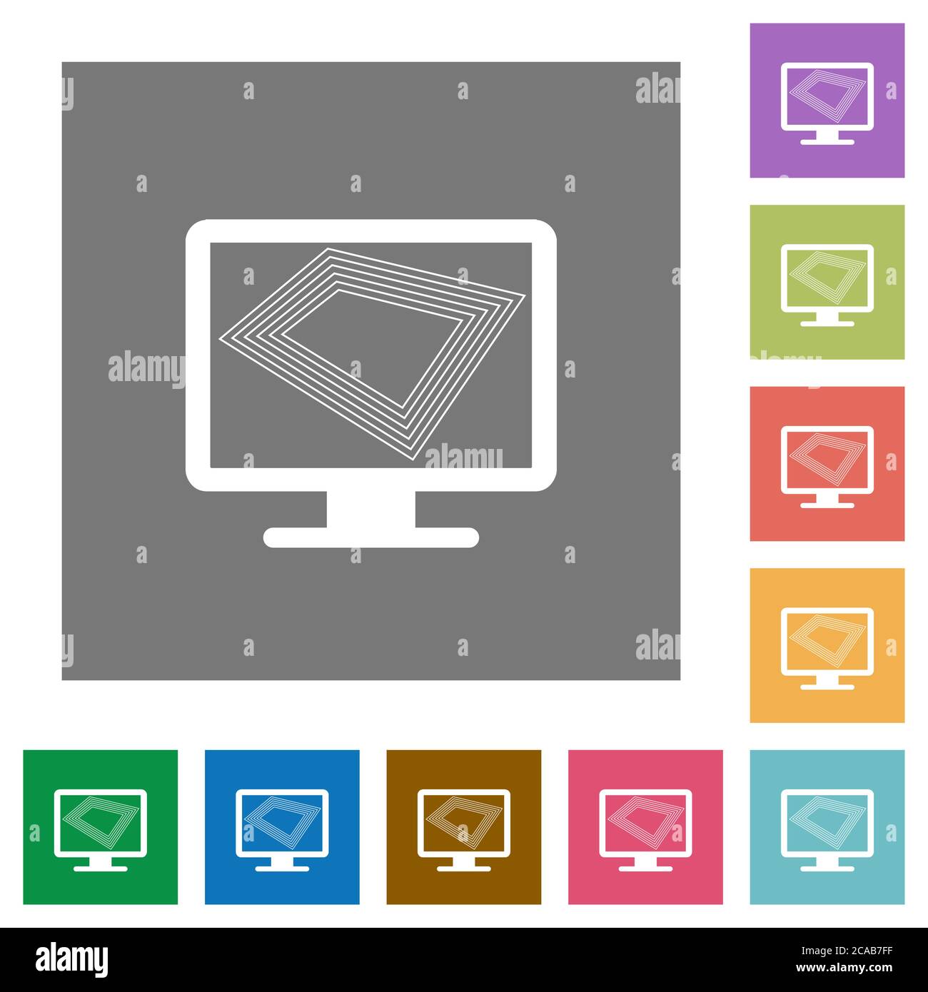 Computer screensaver Stock Vector Images - Alamy