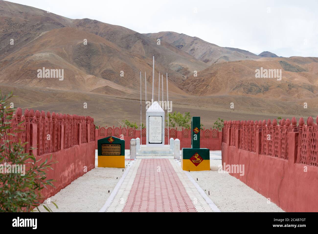 Ladakh, India - Rezang La War Memorial in Ladakh, India Stock Photo - Alamy