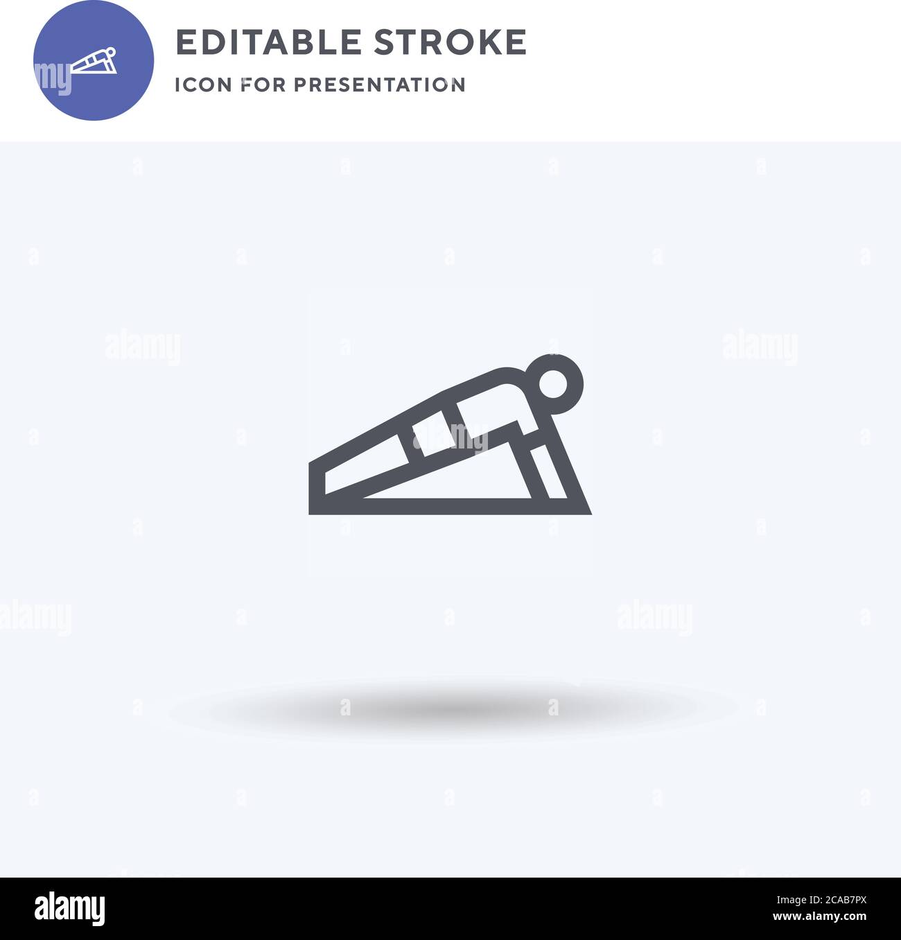 Training icon vector, filled flat sign, solid pictogram isolated on ...