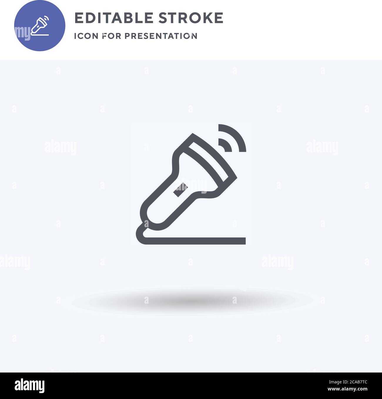 Ultrasound Icon Vector Filled Flat Sign Solid Pictogram Isolated On