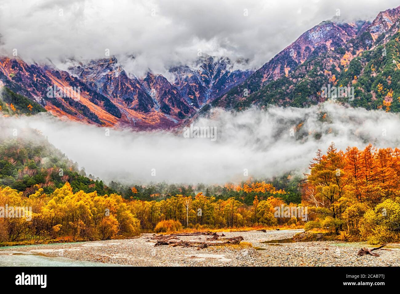 Kamikochi National Park in the Northern Japan Alps of Nagano Prefecture ...