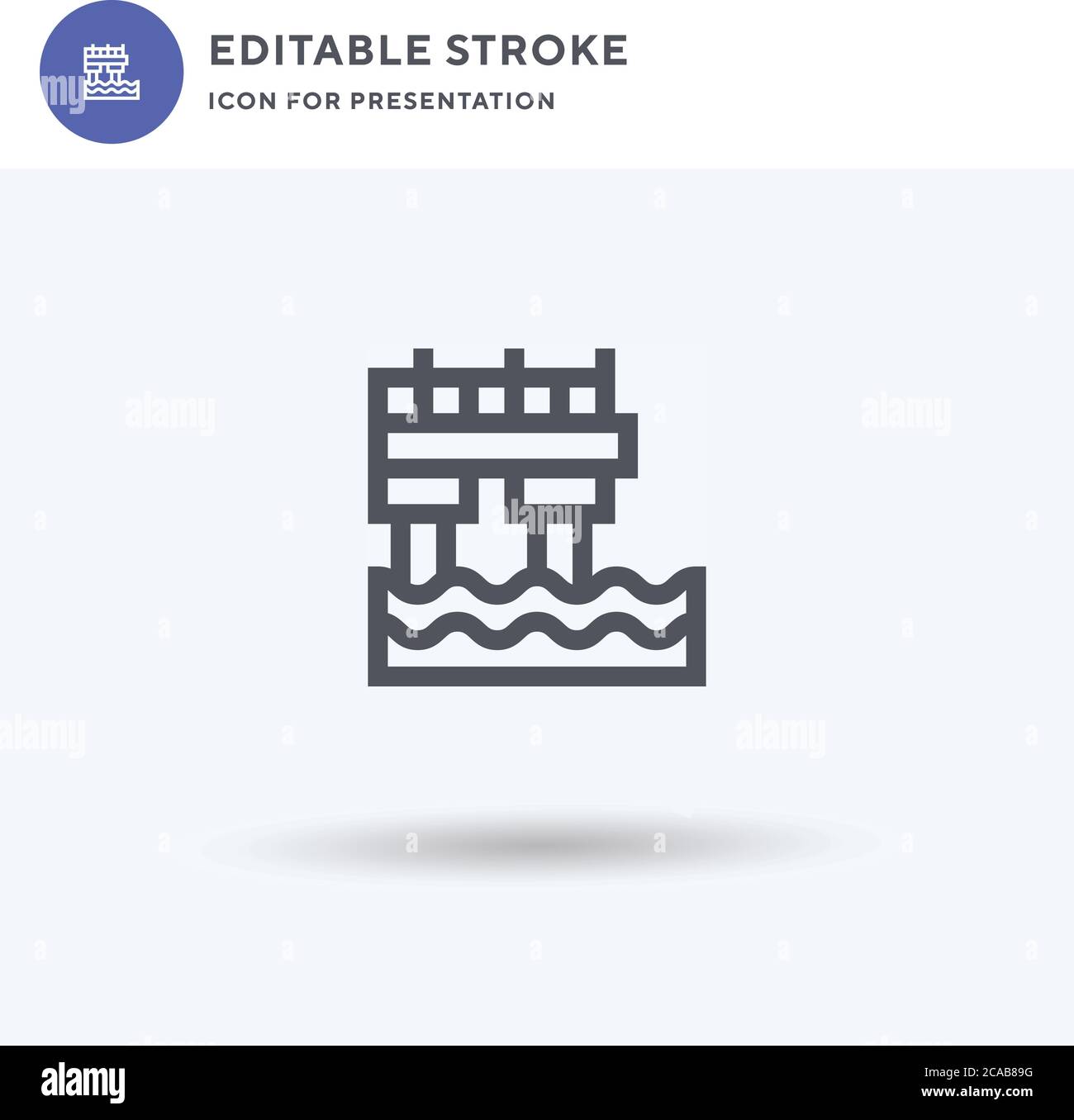 Boat jetty Stock Vector Images - Alamy