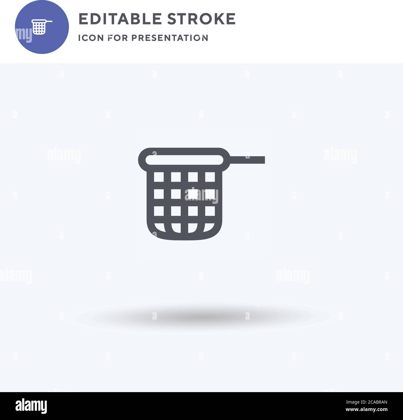 Fishing Net icon vector, filled flat sign, solid pictogram isolated on ...