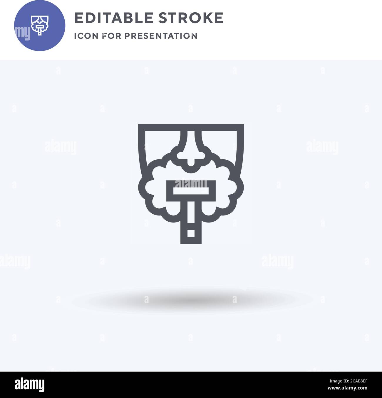 Shaving icon vector, filled flat sign, solid pictogram isolated on ...