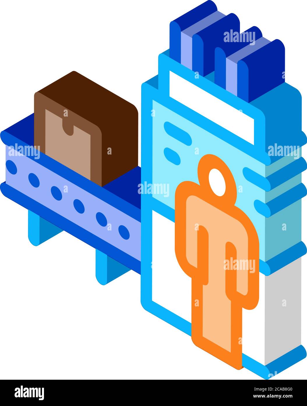 manufacturing machine operator isometric icon vector illustration Stock Vector Image & Art - Alamy