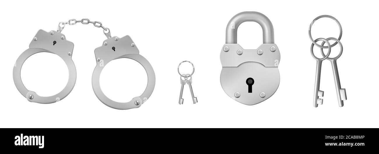 Jail prison handcuff Stock Vector Images - Alamy