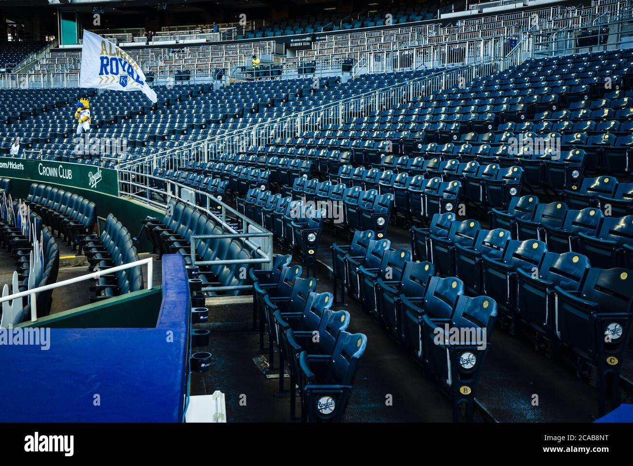 Kansas city royals mascot hi-res stock photography and images - Alamy