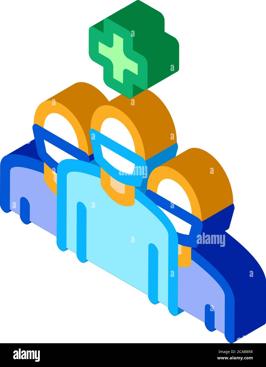 surgeon and nurses isometric icon vector illustration Stock Vector ...