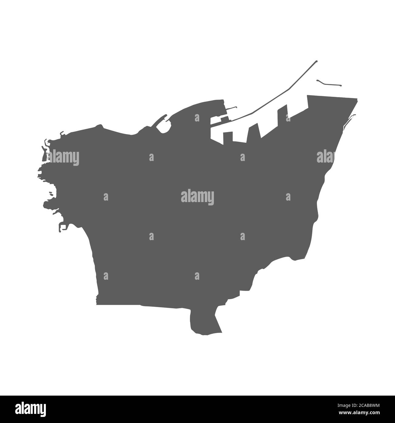 City map beirut hi-res stock photography and images - Alamy