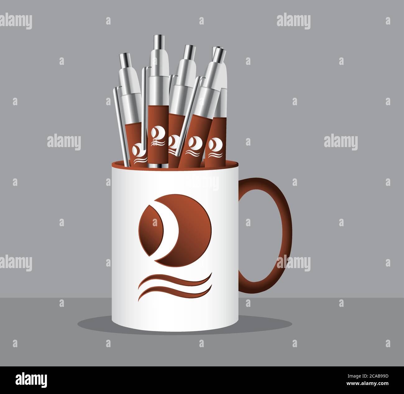 Empty pens Stock Vector Images - Alamy