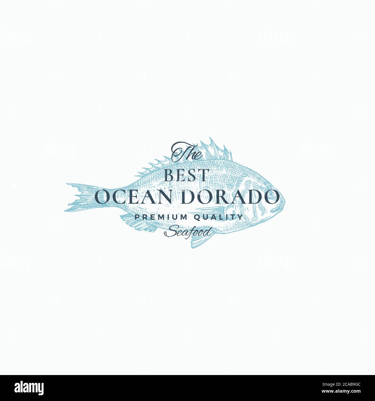 The Best Ocean Dorado Abstract Vector Sign, Symbol or Logo Template ...
