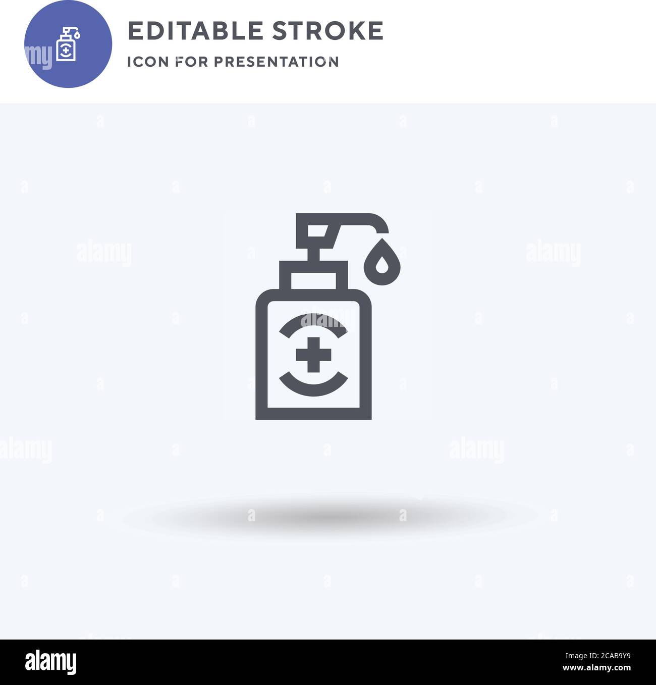 Disinfection icon vector, filled flat sign, solid pictogram isolated on ...