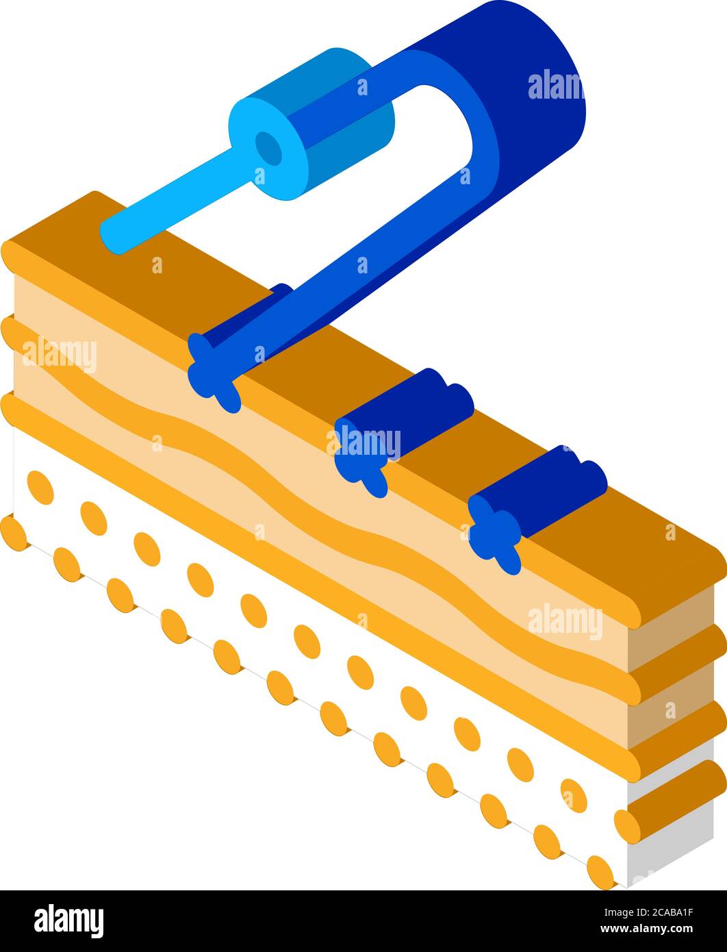 stitching of surgical incision isometric icon vector illustration Stock ...