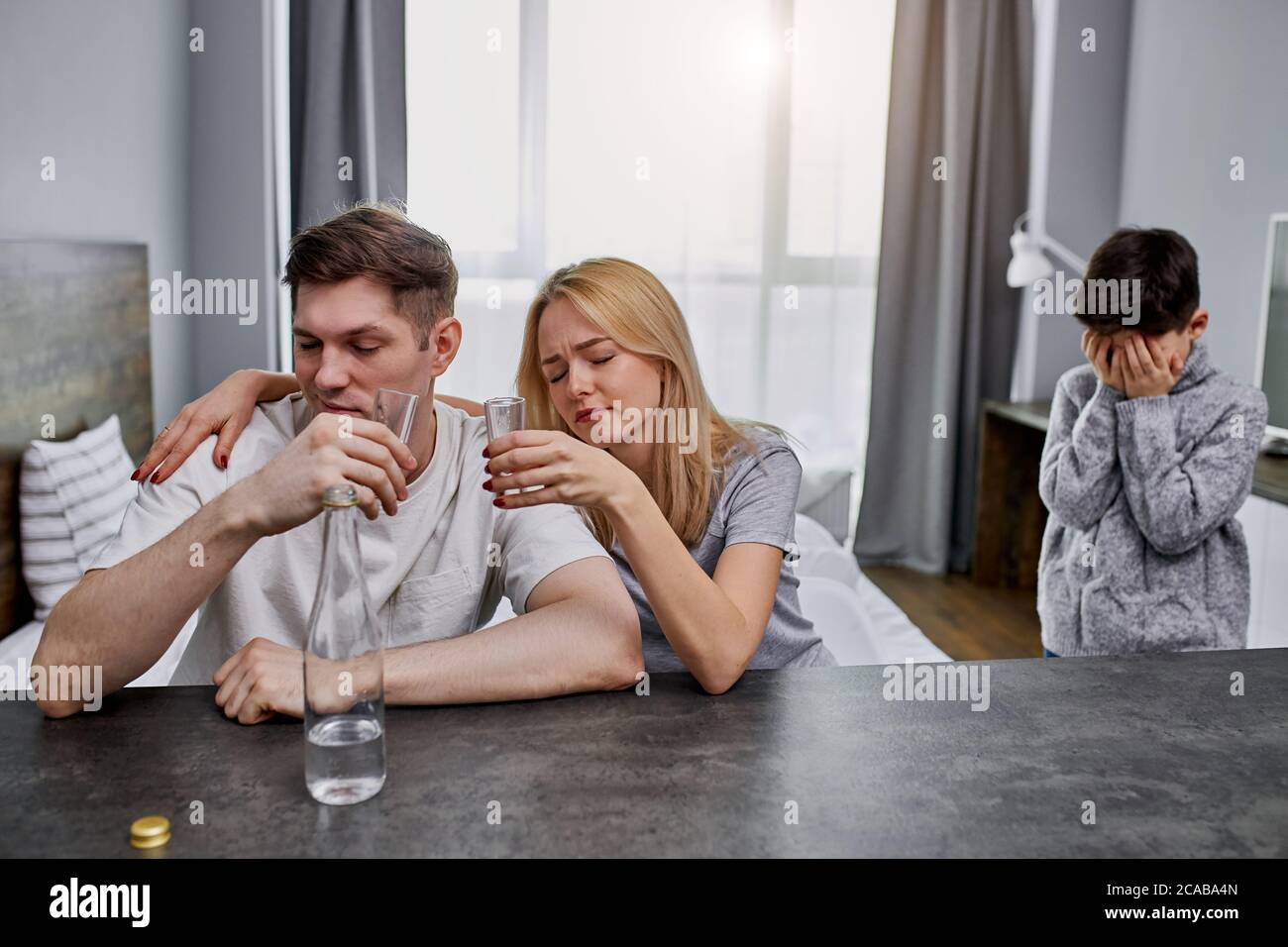 Parents alcoholics hi-res stock photography and images - Alamy
