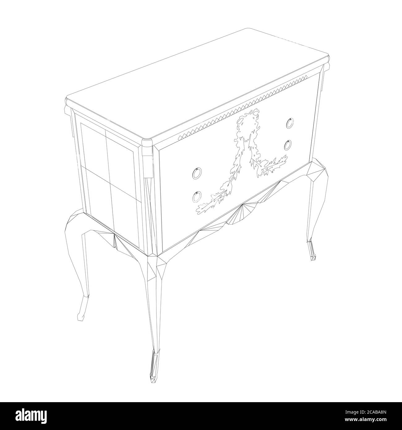 Bedroom antique modern interior Black and White Stock Photos & Images ...