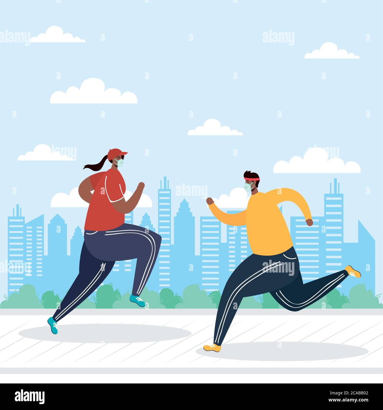 Endurance athletes Stock Vector Images - Alamy