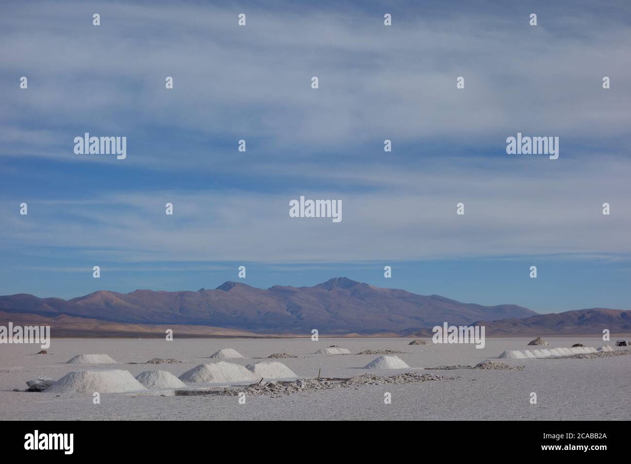 Beautiful scenery of a dry mountain landscape under the sunlight Stock ...