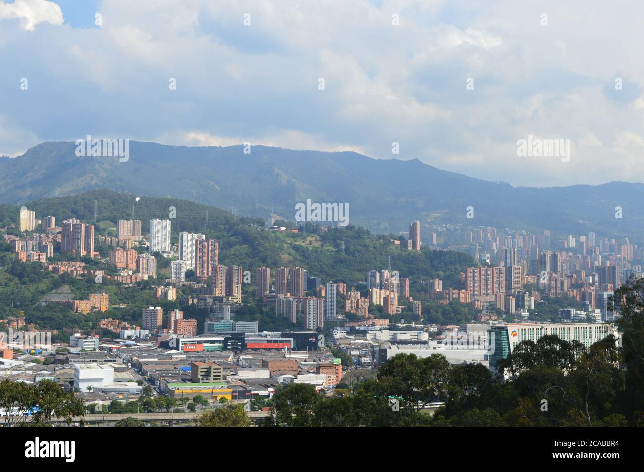 Beautiful shot of Medellin in Colombia Stock Photo - Alamy