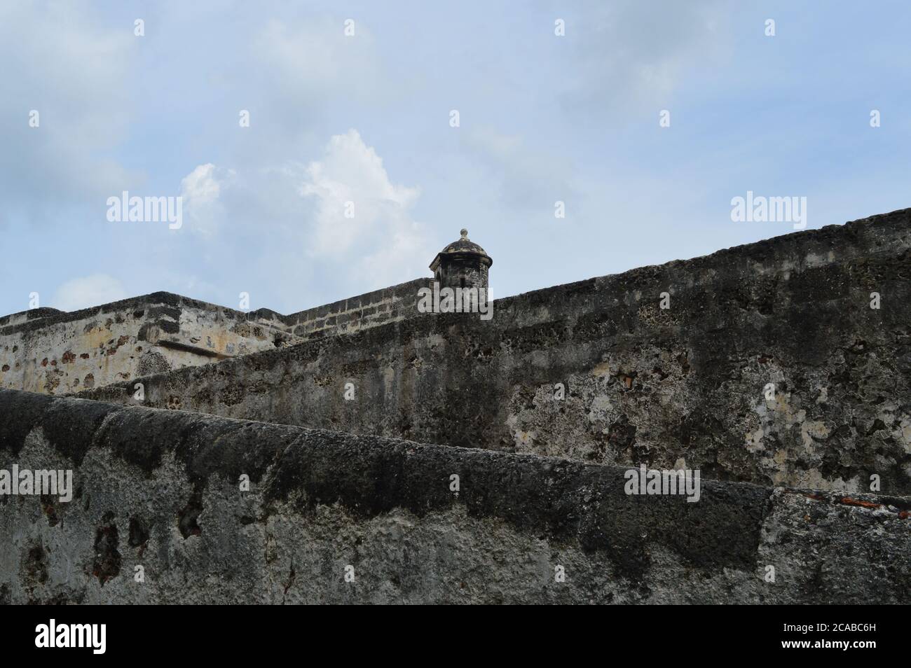 Ancient castle in Cartagena, Colombia Stock Photo - Alamy