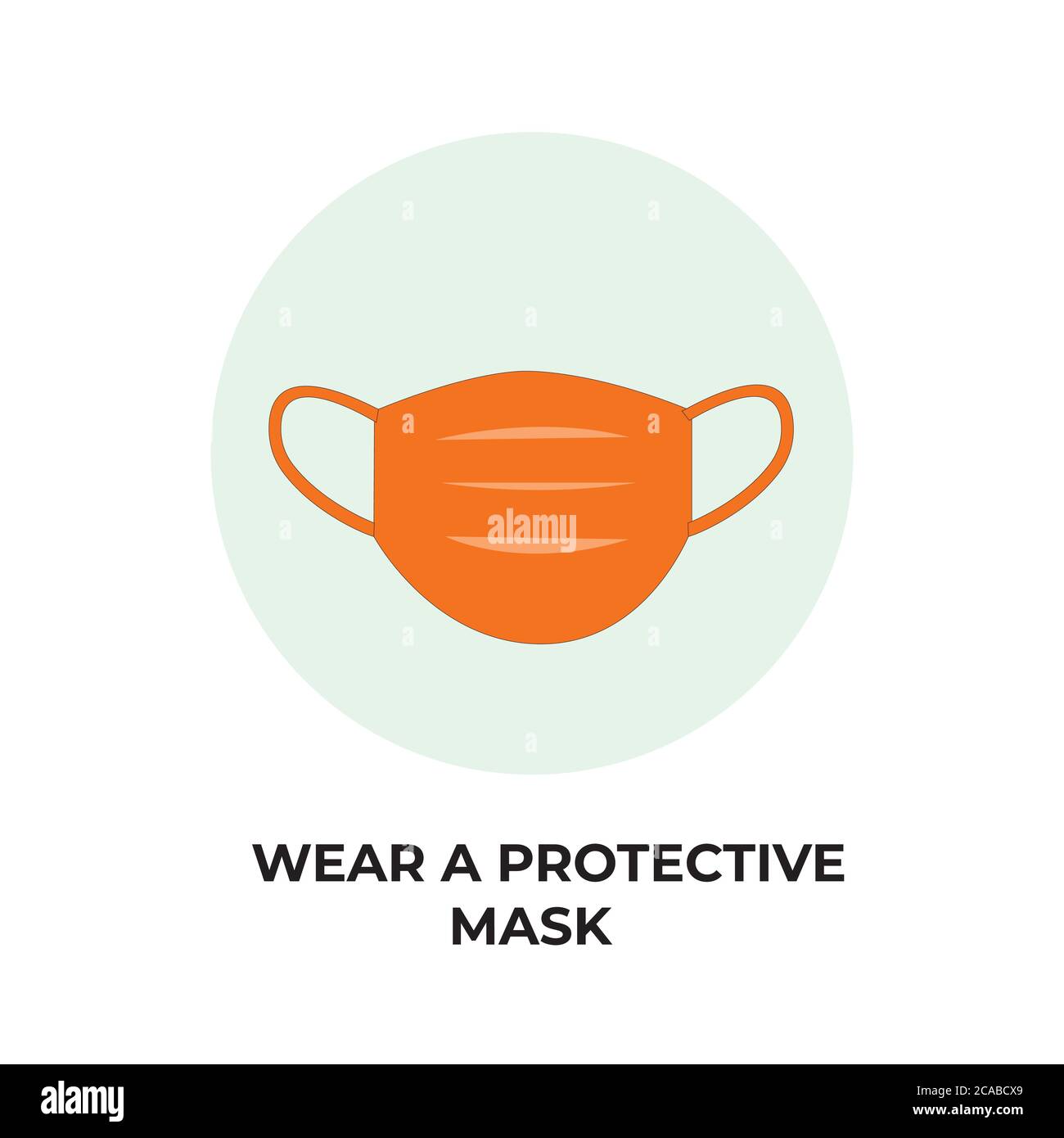 Hospital face covering sign Stock Vector Images - Alamy