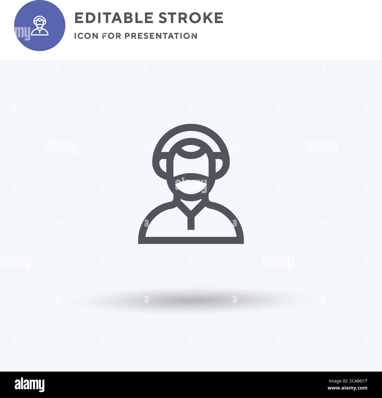Call Center Agent icon vector, filled flat sign, solid pictogram ...
