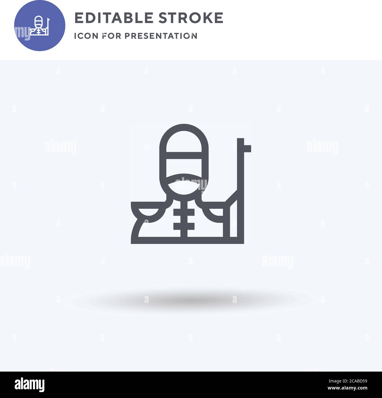 Guard icon vector, filled flat sign, solid pictogram isolated on white ...