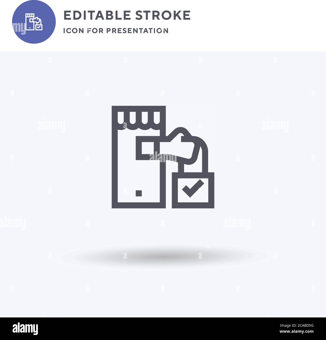 Tracking icon vector, filled flat sign, solid pictogram isolated on ...