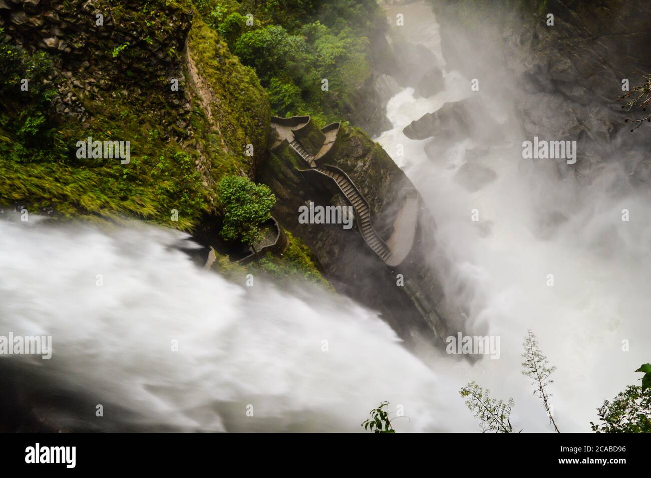 Famous historic Pilon del Diablo surrounded by beautiful greenery in ...