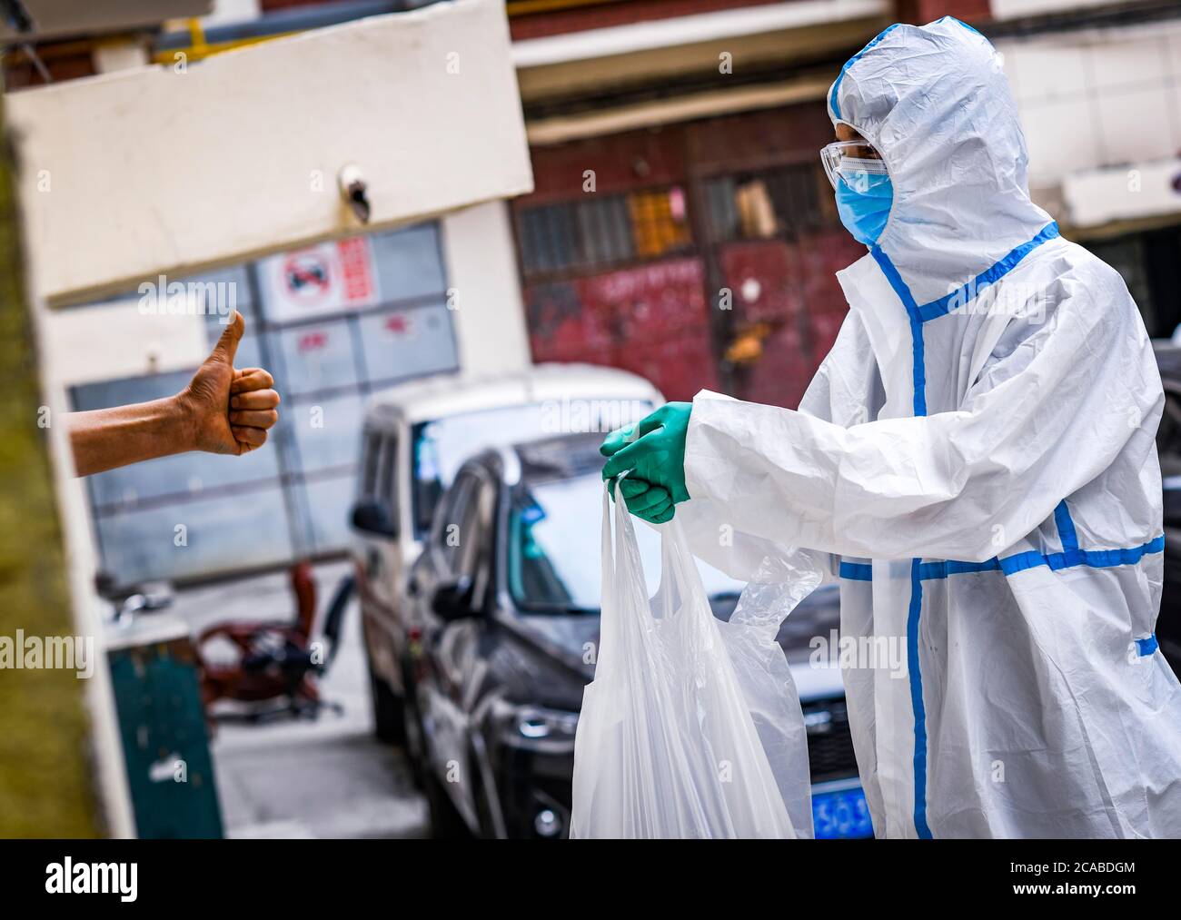 Prevent cross infection hi-res stock photography and images - Alamy