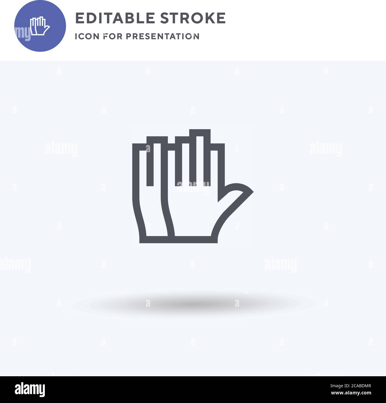 Rubber Gloves icon vector, filled flat sign, solid pictogram isolated ...