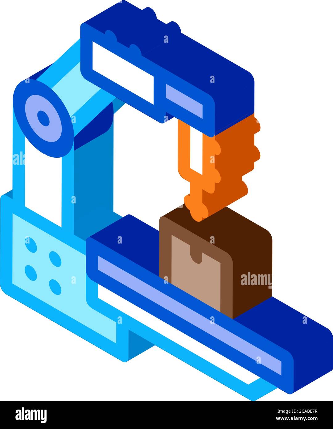 manufacturing technology isometric icon vector illustration Stock ...