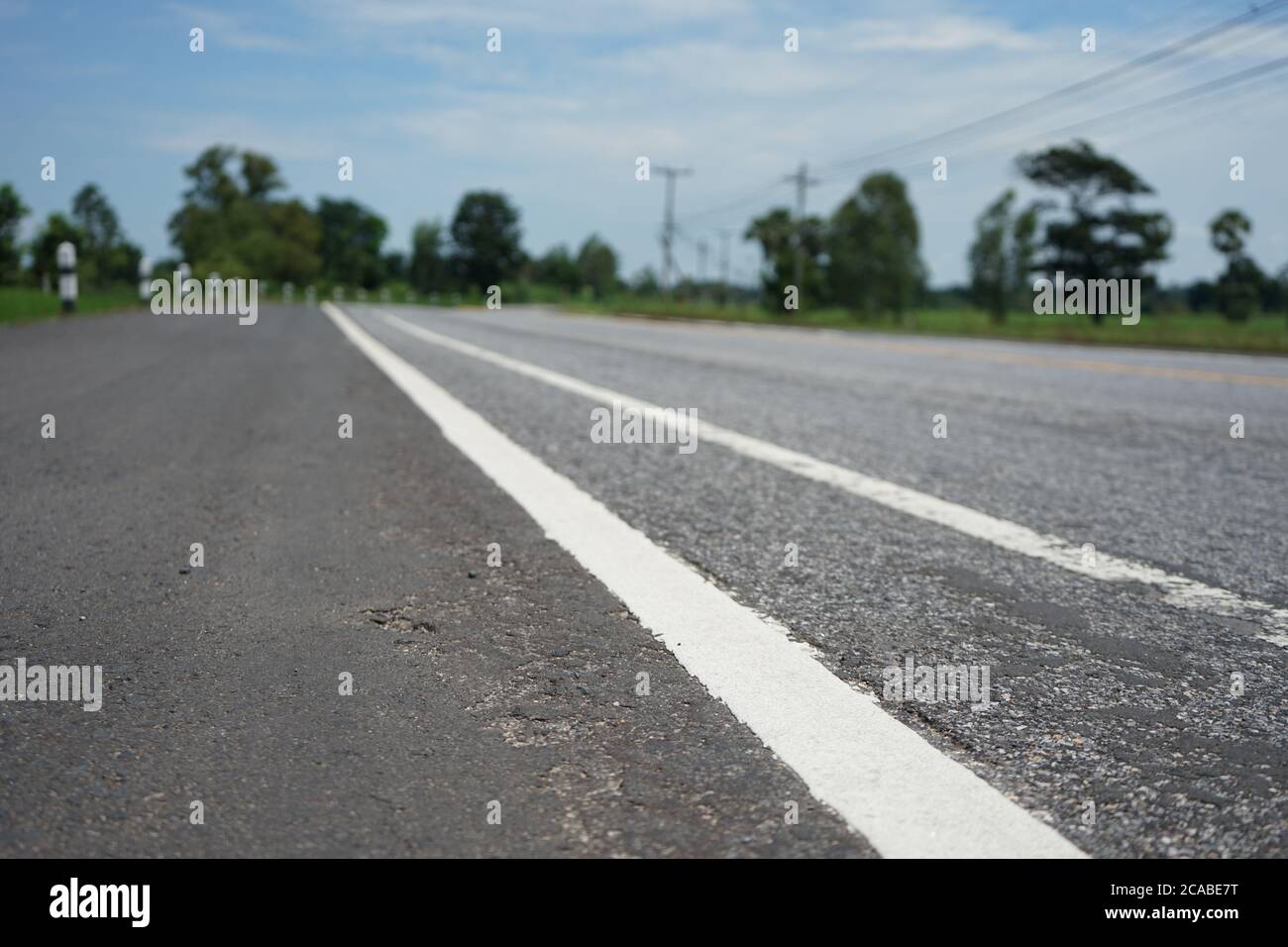 Asphalt concrete road hi-res stock photography and images - Alamy