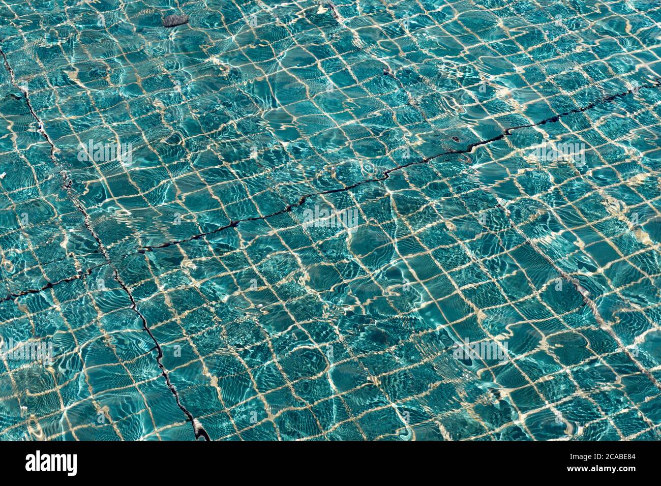 ripples in swimming pool in summer Stock Photo - Alamy