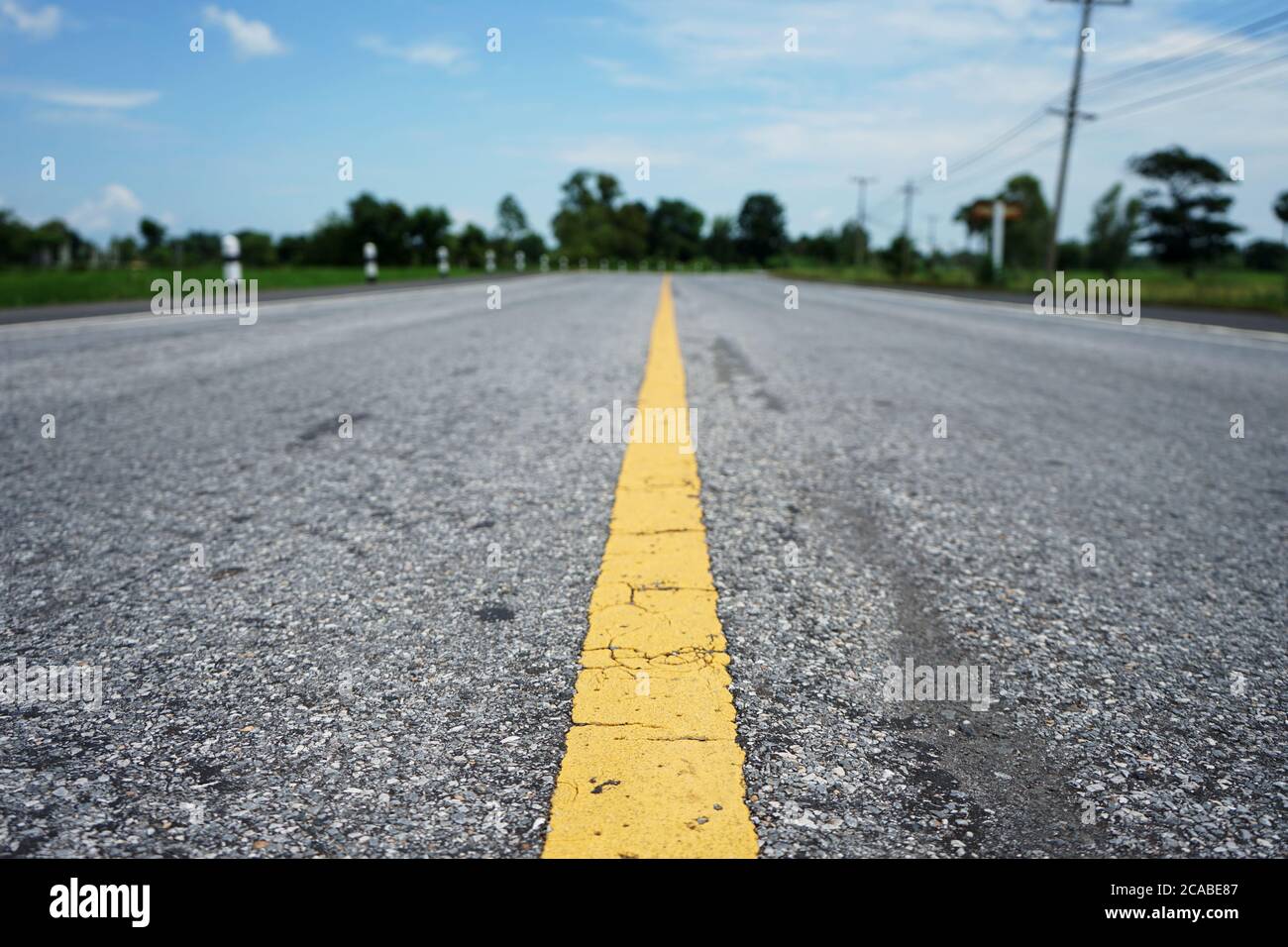Asphalt concrete road hi-res stock photography and images - Alamy