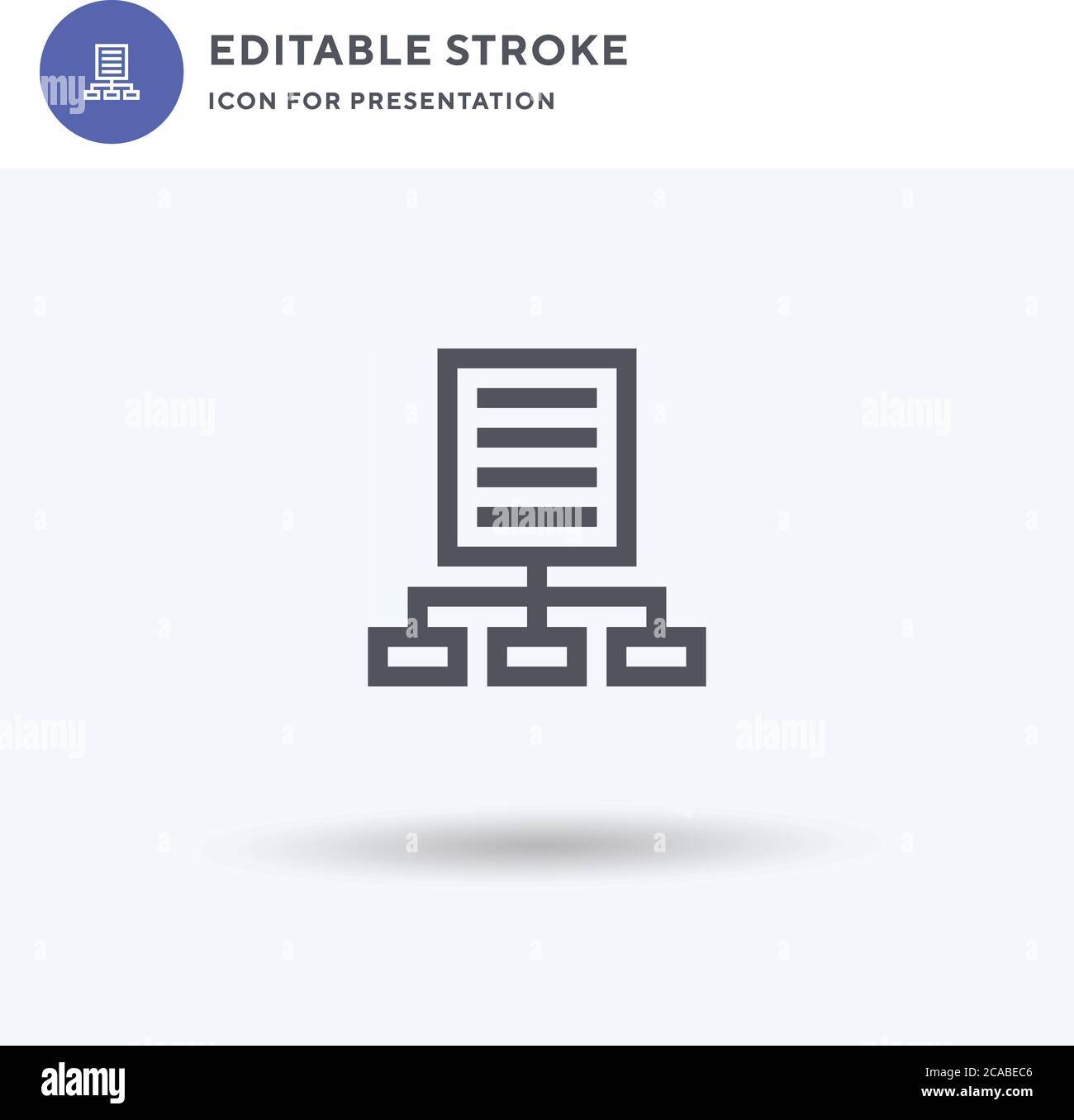 Project icon vector, filled flat sign, solid pictogram isolated on ...