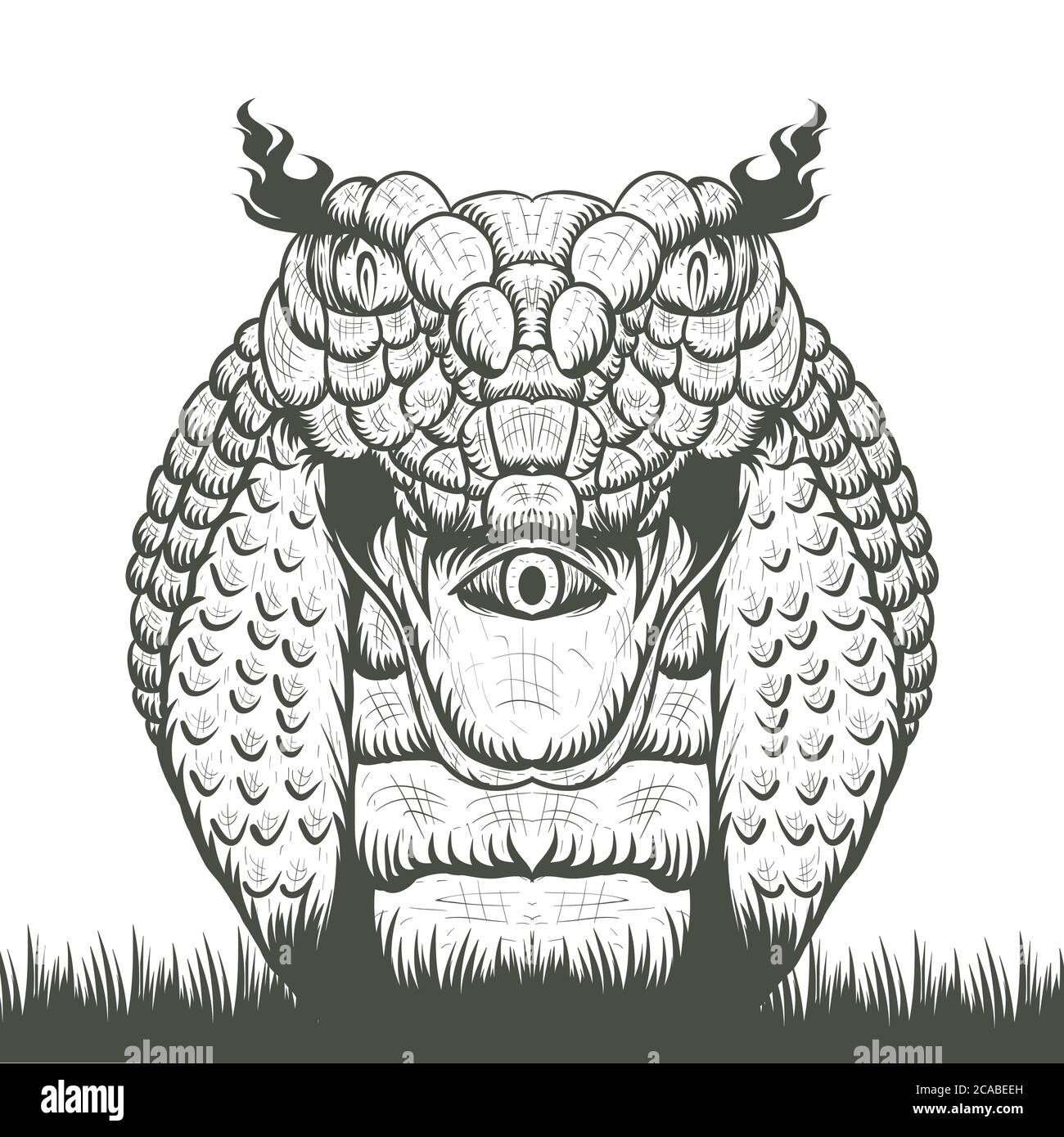 Snake Face Vector