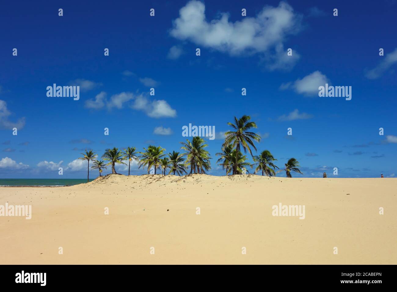 Breathtaking scenery of a beautiful coastline in Aracaju, Brazil Stock ...