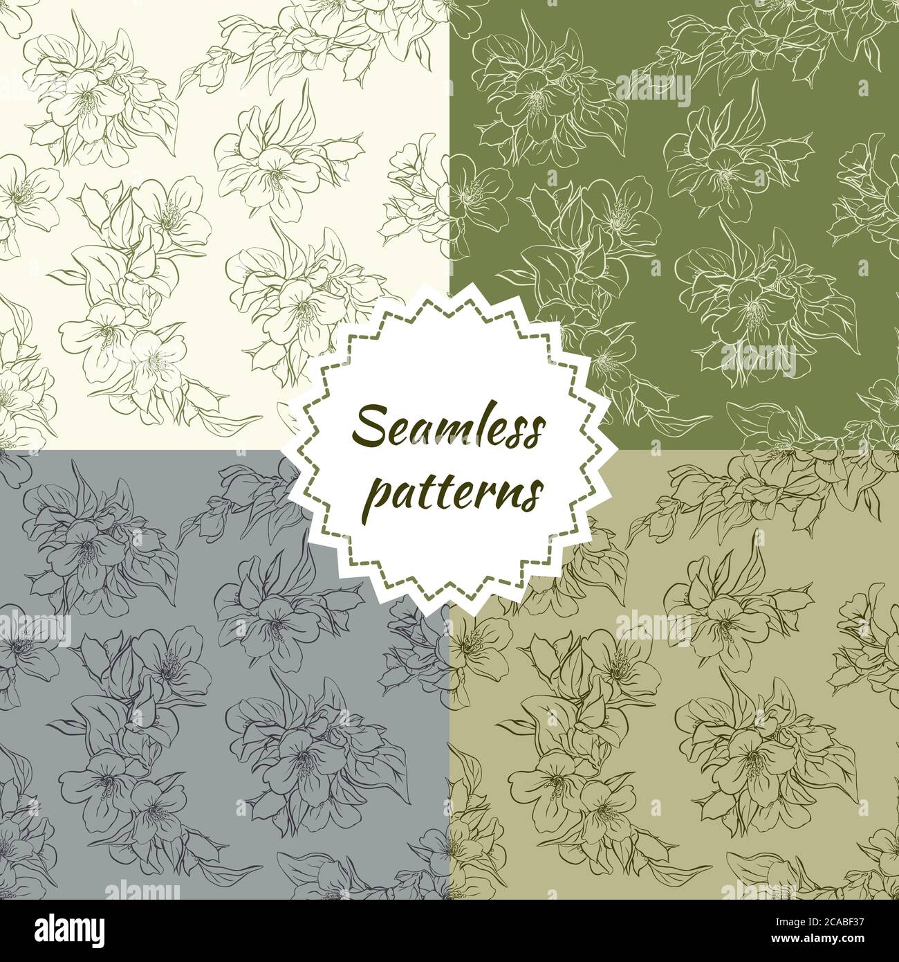 Jasmine flower Stock Vector Images - Alamy