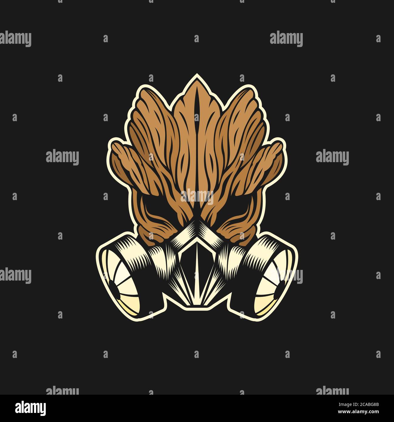 Gas mask army Stock Vector Images - Alamy