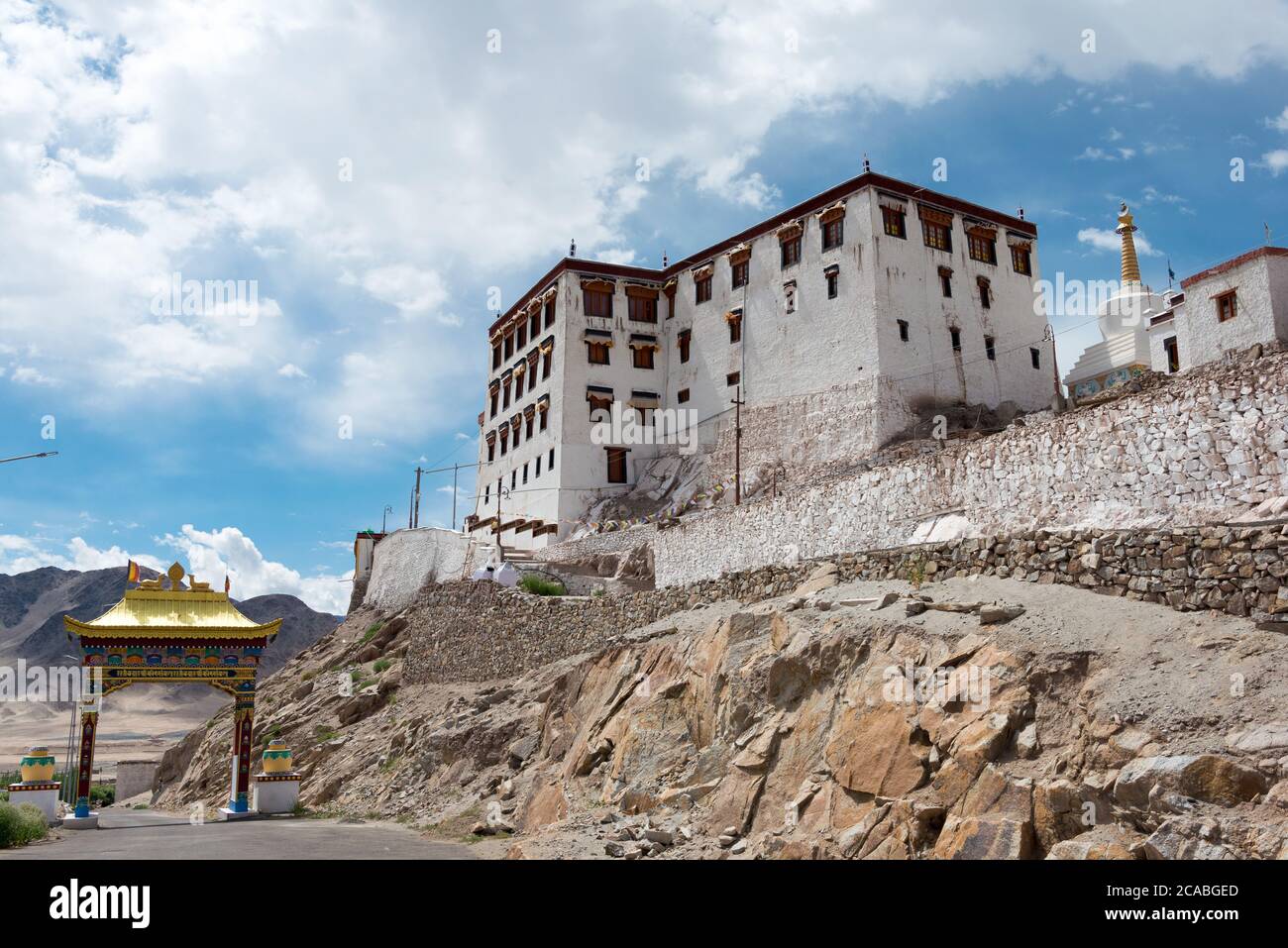 Ladakh, India - Stakna Monastery (Stakna Gompa) in Ladakh, Jammu and ...