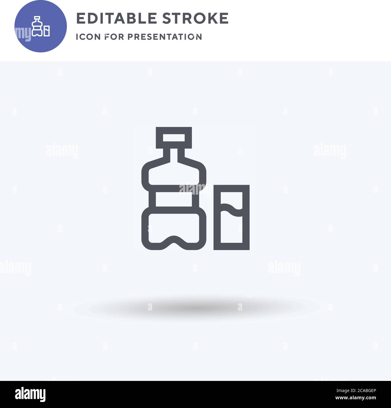 Mouthwash icon vector, filled flat sign, solid pictogram isolated on ...