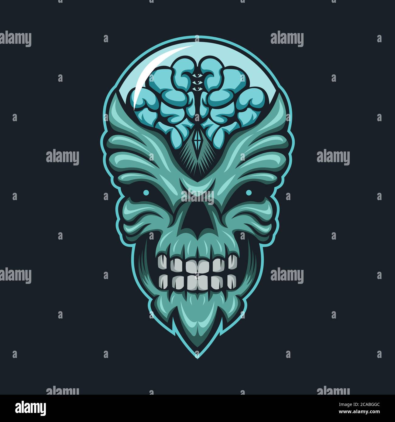 Alien brain hi-res stock photography and images - Alamy