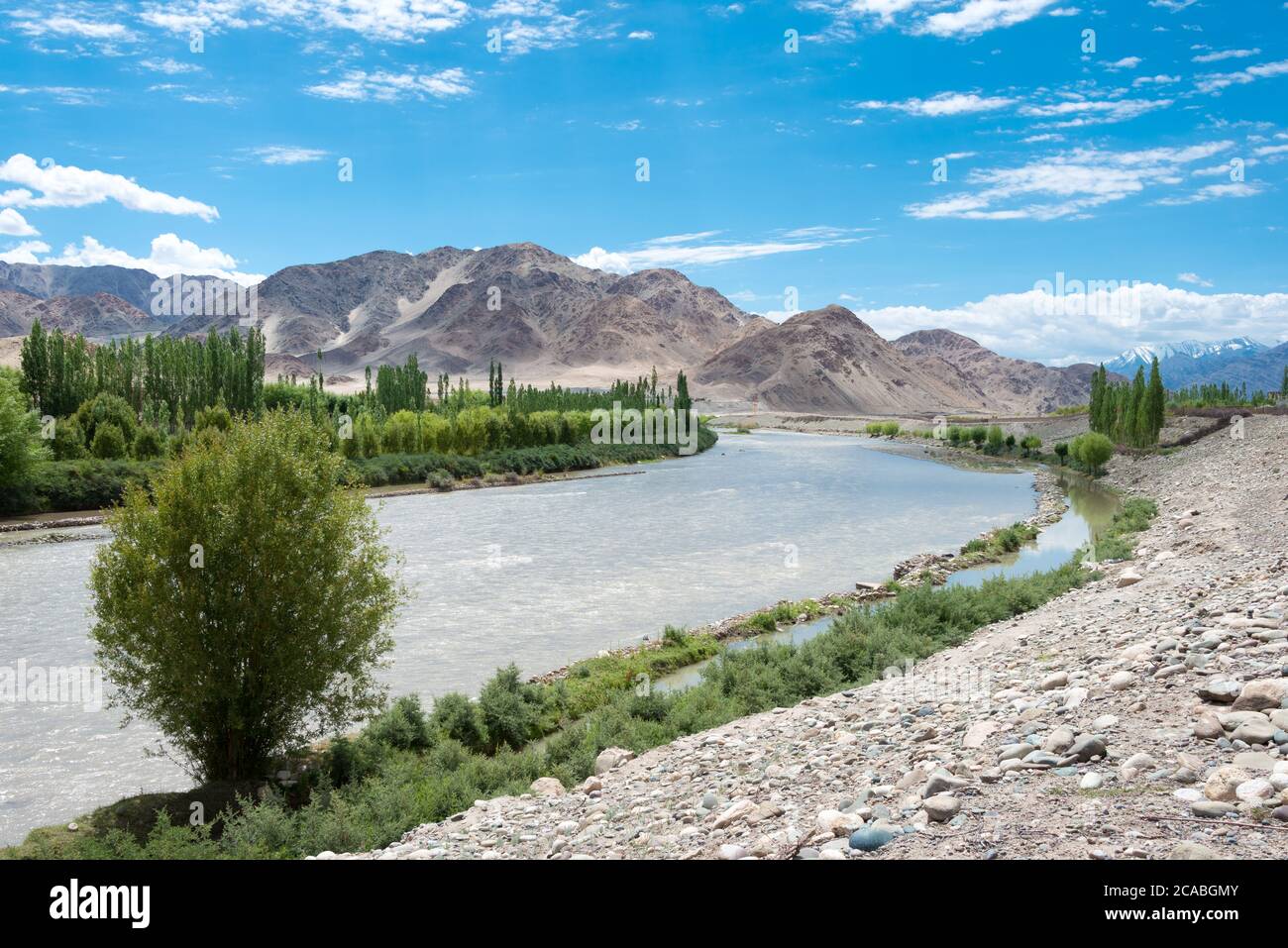 Ladakh, India - Indus River view from Stakna Village in Ladakh, Jammu ...