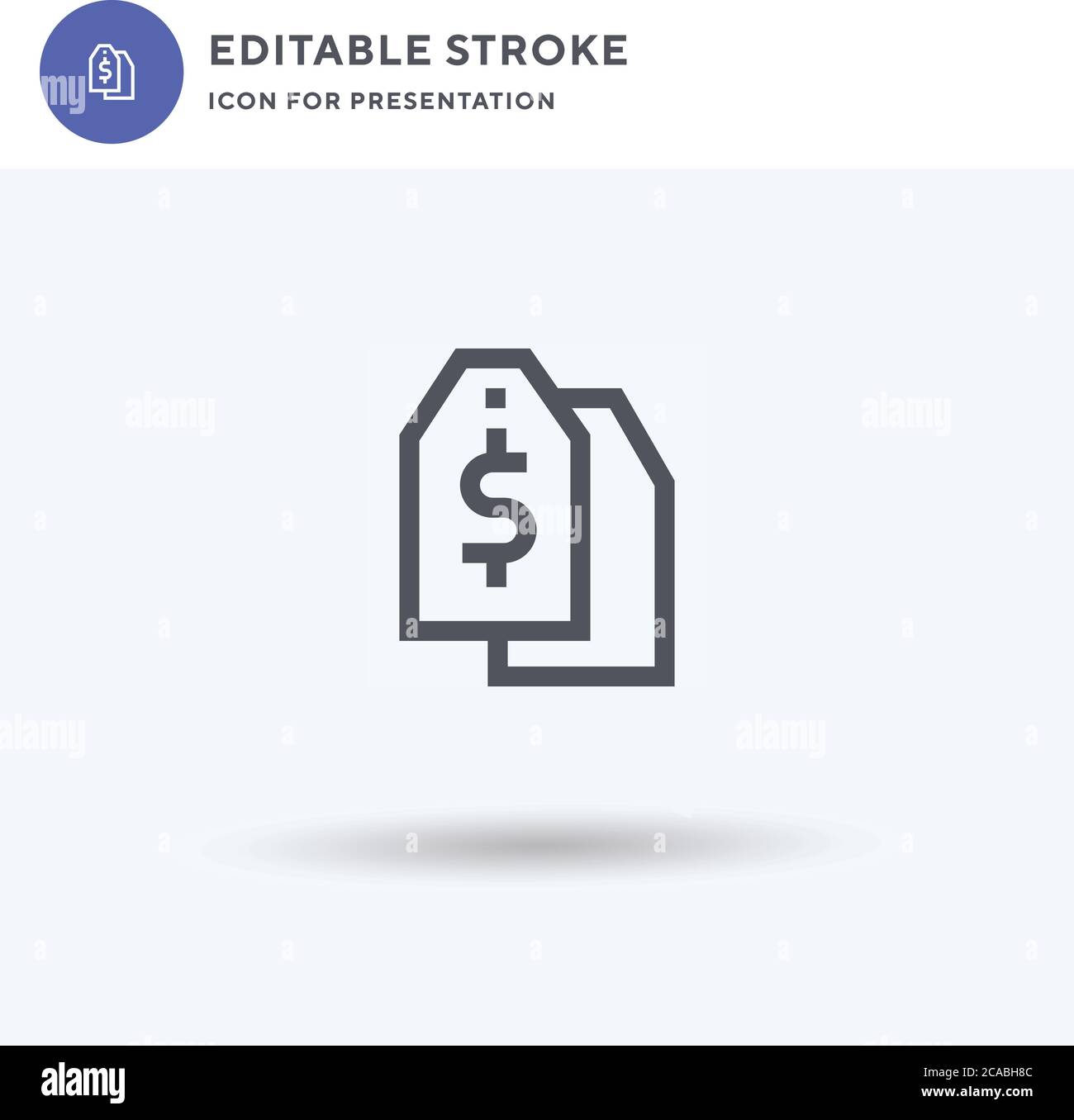 Price Tag icon vector, filled flat sign, solid pictogram isolated on ...