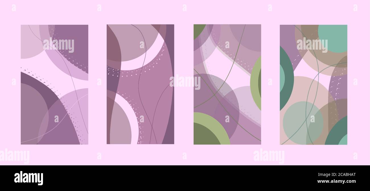 Social media colorful stories textures and templates Stock Vector Image ...